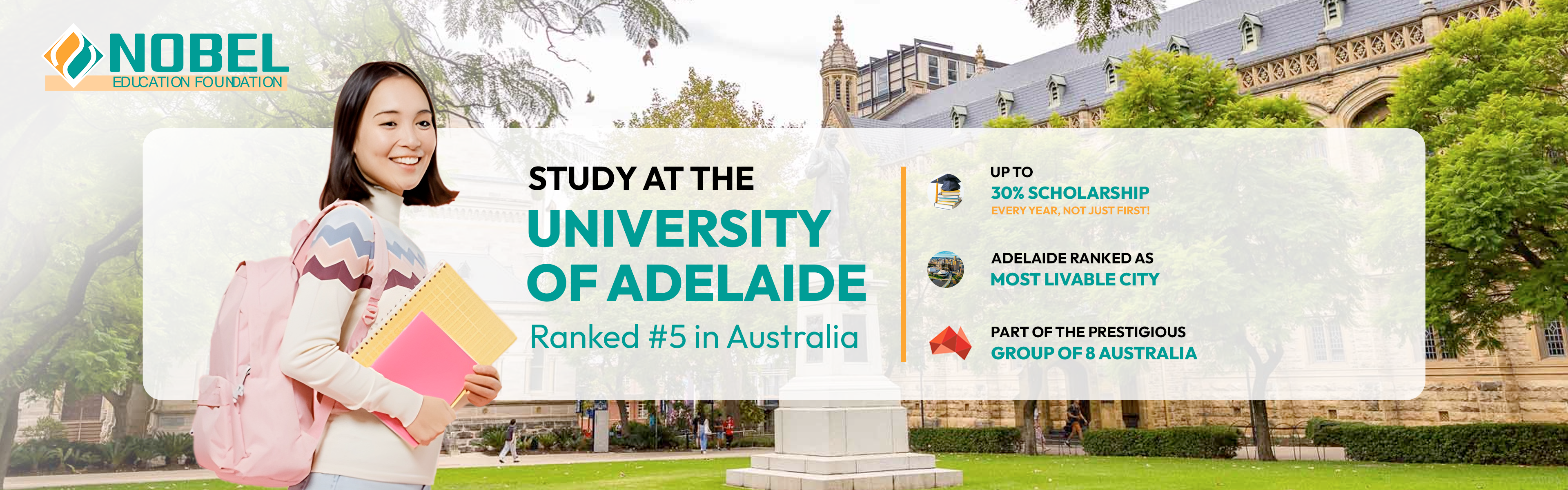 Study in ADELAIDE UNIVERSITY